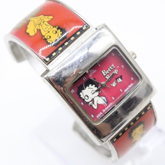 Betty Boop | Accessories | Vintage Betty Boop Watch Womens Silver Tone ...